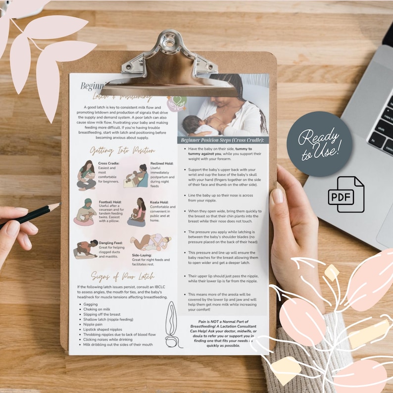 Breastfeeding Latch and Position Guide | Practical Feeding Support for ...