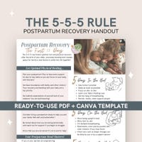 Postpartum Essentials Checklist: New Mom Guide (printable PDF) - Etsy