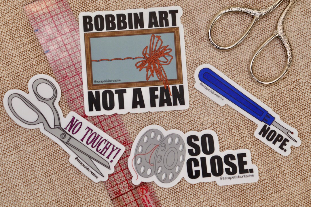 Sewing Disaster Sticker Pack - Etsy