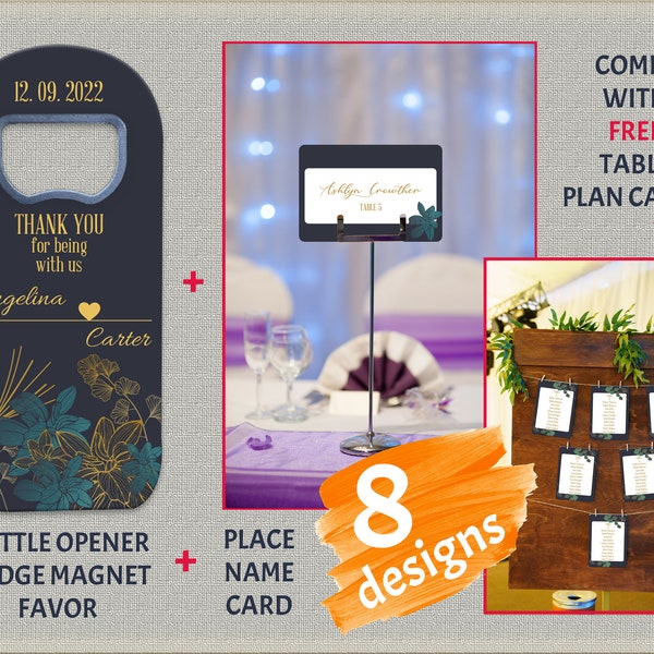 Wedding Seating Chart and Matching Table Numbers - Etsy