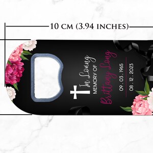 Personalized in Loving Memory Funeral Favors Bottle Opener - Etsy