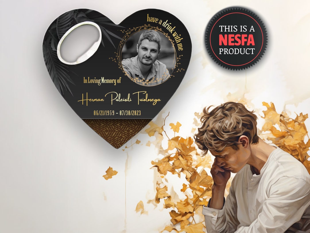 Funeral Favors, Celebration of Life Magnet, Sympathy Keepsake in Memory ...