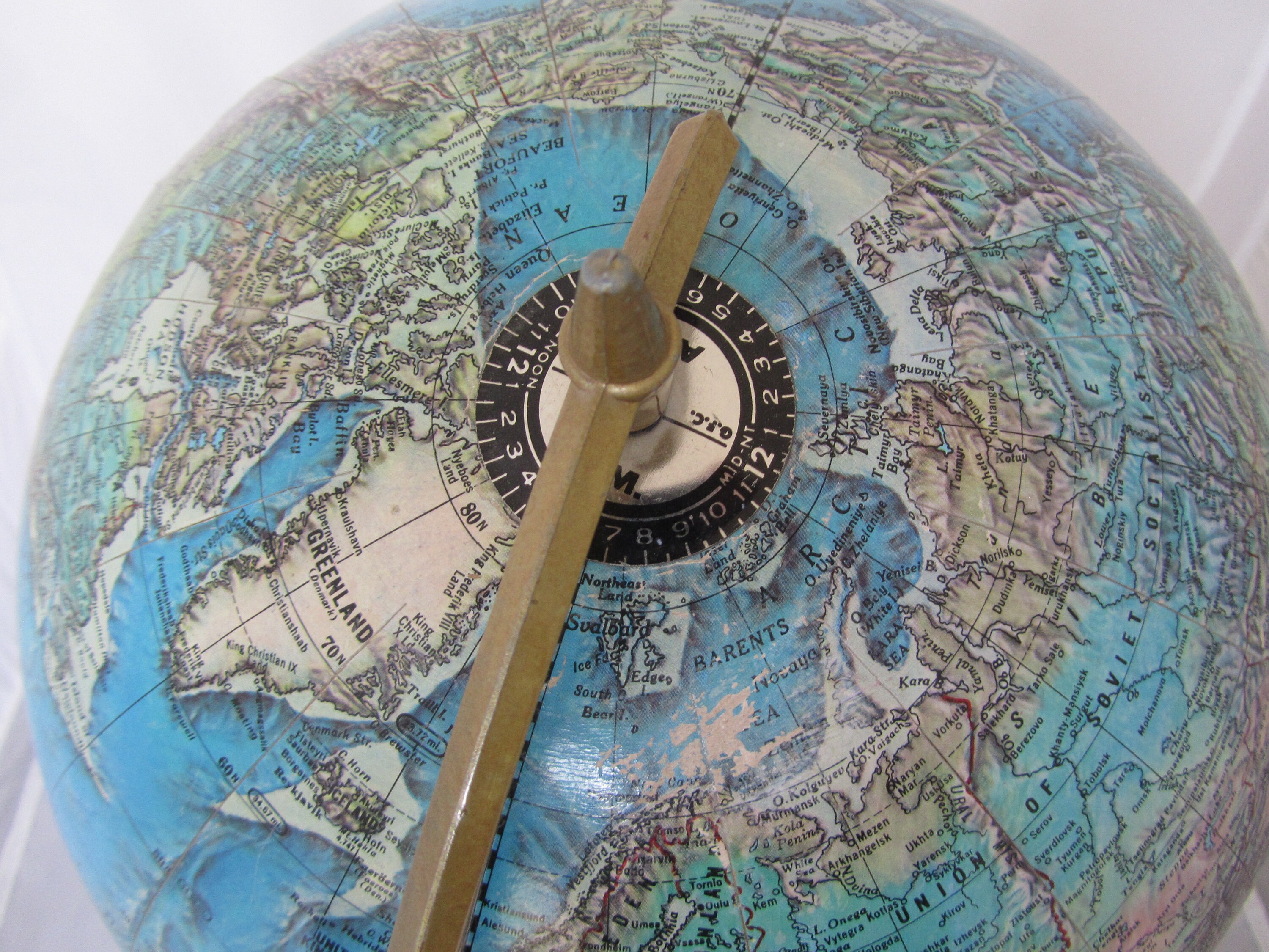 Vintage Cram Enviro-Sphere Soviet Era 12-Inch Earth Globe | Etsy