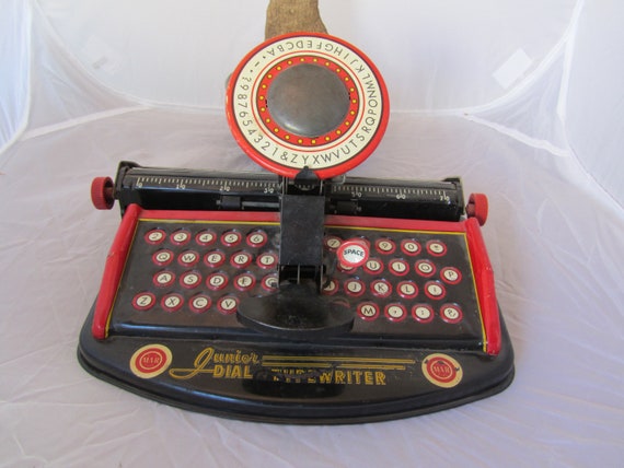 Toys Marx Toys Junior Dial Typewriter Pretend Play etna.com.pe