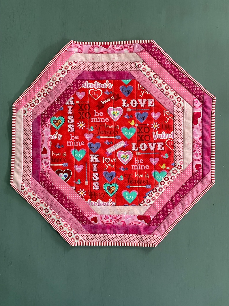 Holiday Octagonal Table Topper - Etsy