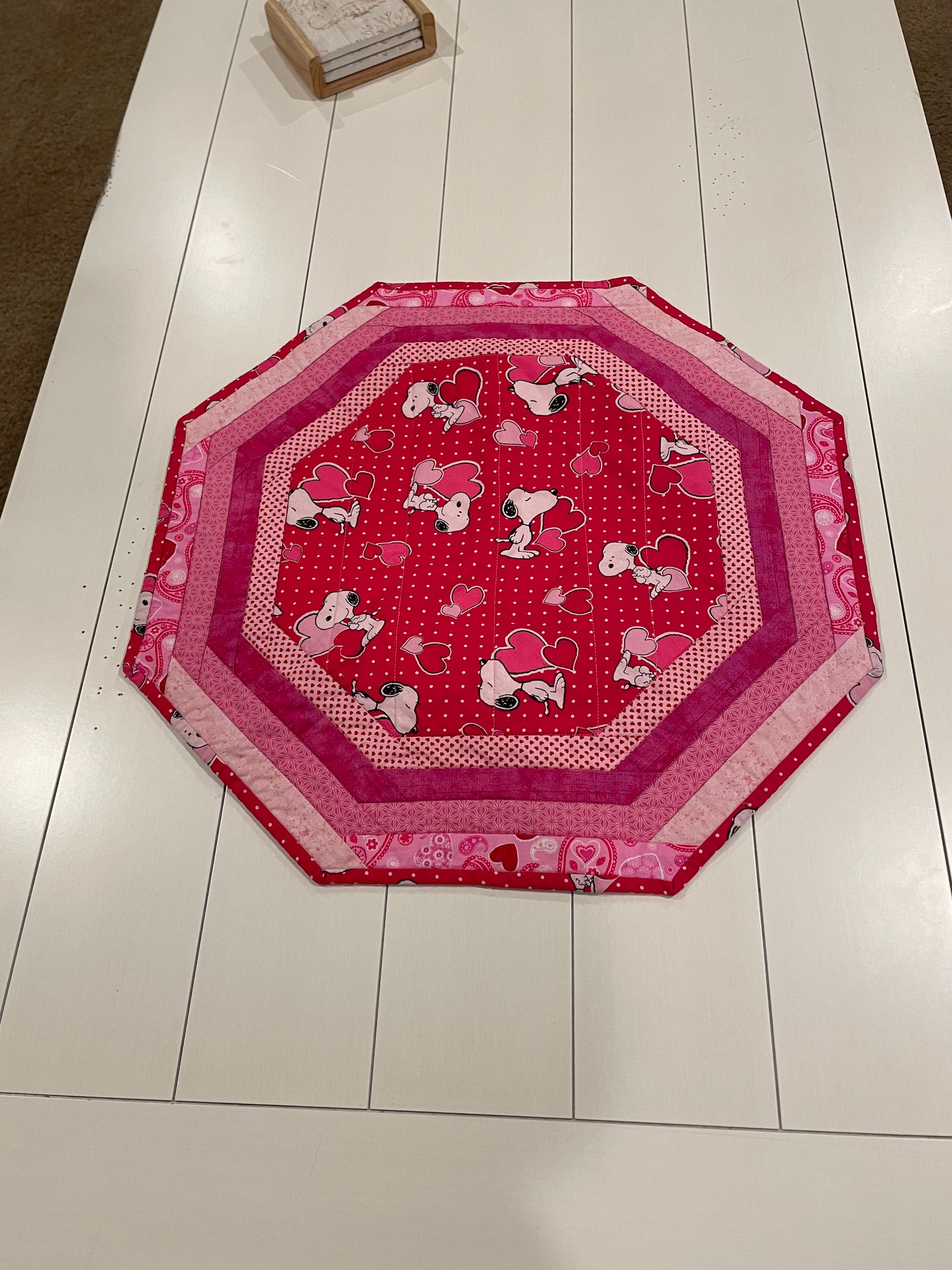 Holiday Octagonal Table Topper - Etsy