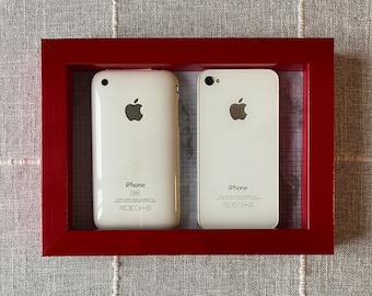 IPhone Mural Mini Timeline Display (2009-2011) - 3GS and 4S - Two Real ...