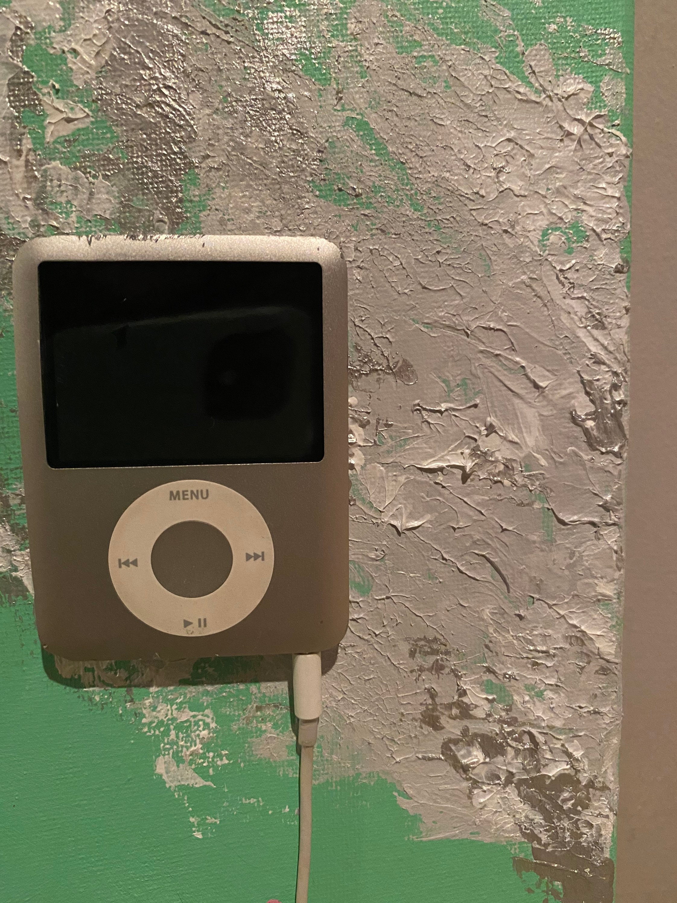 Apple Ipod Timeline Display with Hand-painted Acrylic Background - Etsy