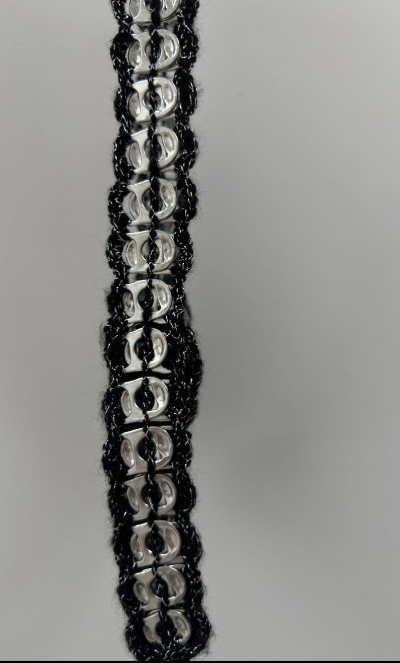 Hand Made Metal Soda Pull Tab Crochet Bag Recycled Silver - Etsy