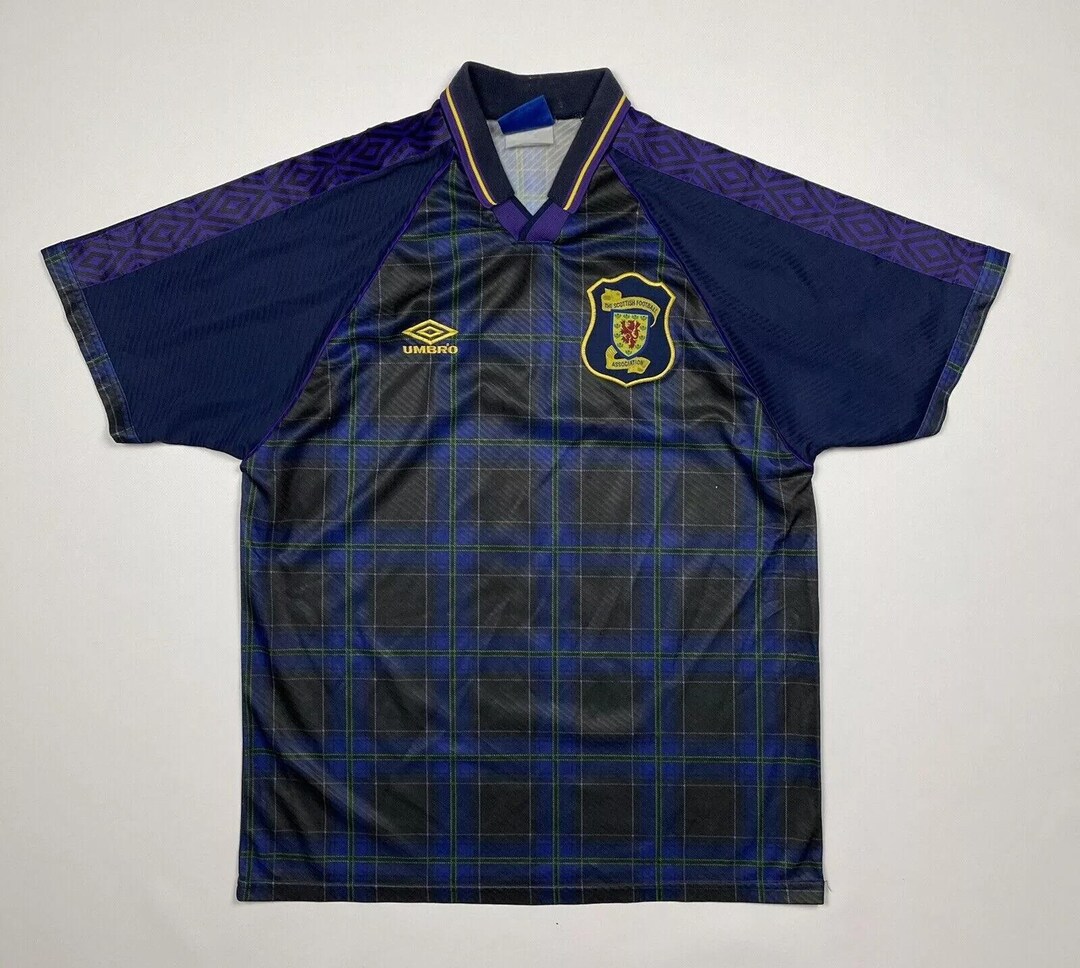 National Team Scotland 1994 1995 1996 Home Vintage 1990s 90s Jersey ...