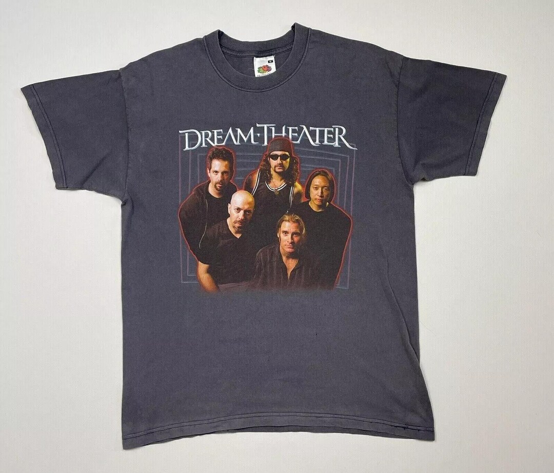 Vintage 2000s Dream Theater World Tour 2004 Band Faded Tee Shirt Band ...