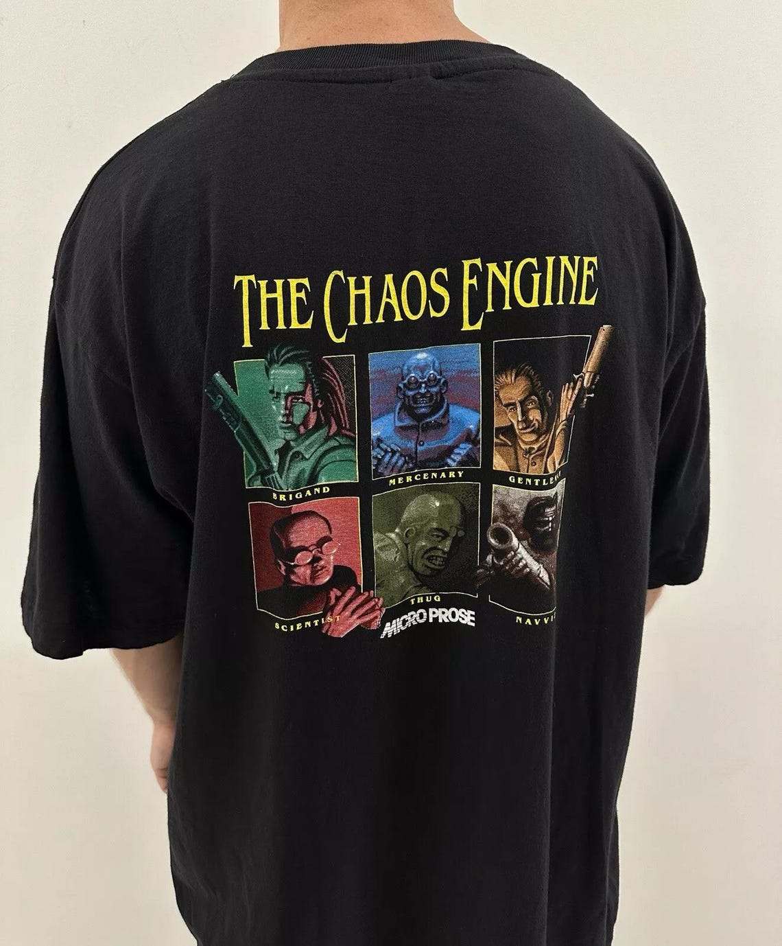 Vintage 1990s the Chaos Engine the Bitmap Brothers Video Game Promo T ...