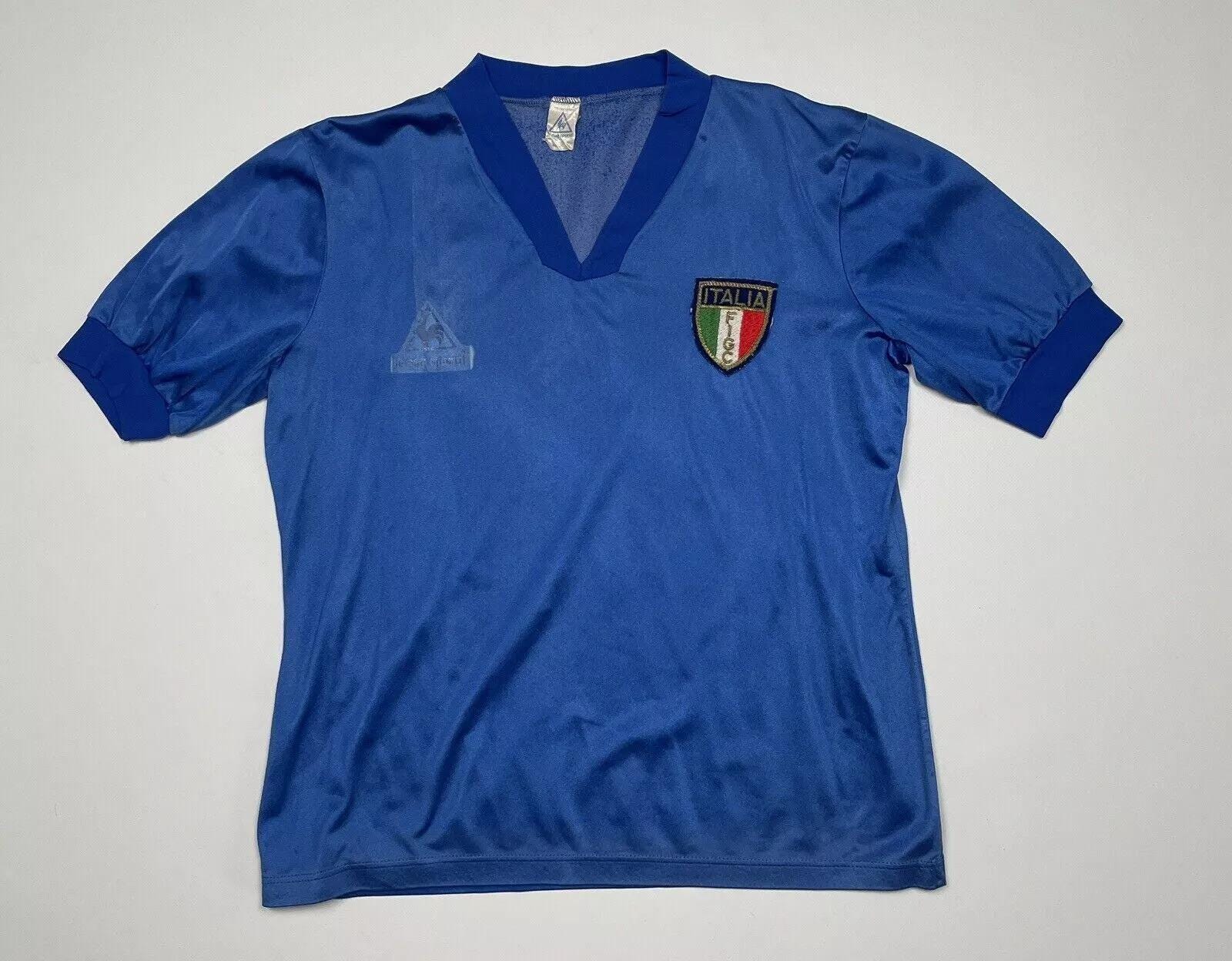 Ultra Rare Vintage National Team ITALY ITALIA 1980s Home Jersey T-shirt ...