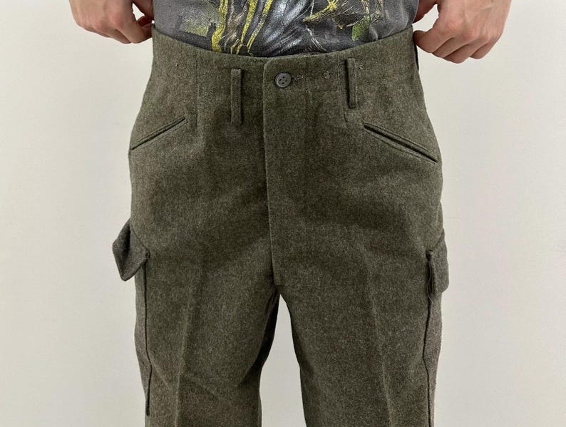 Military Vintage Original WW2 1940s Dated Swedish Army M39 Wool ...