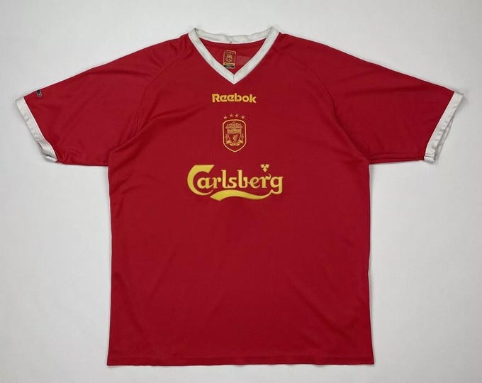 Vintage FC Liverpool 2001 2002 2003 Home Jersey Shirt SOCCER FOOTBALL ...