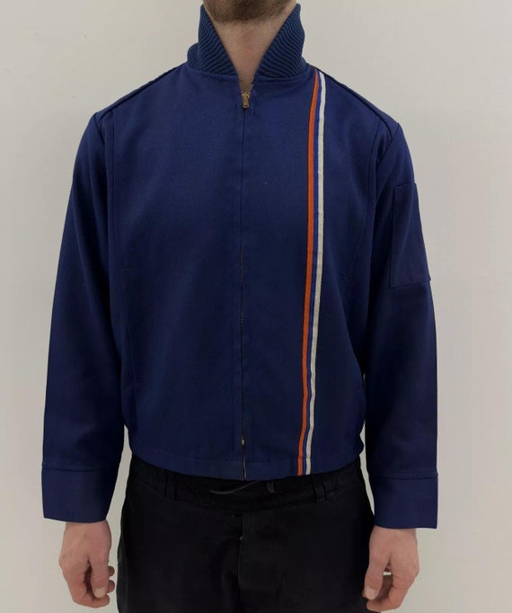 Rare Vintage 1960 60s 70s Unitog Talon Zipper Ribbed … - Gem