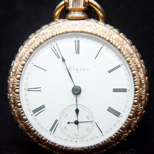 Antique Elgin Half Hunter Pocket Watch CWC Planet ca. 1895 - Etsy