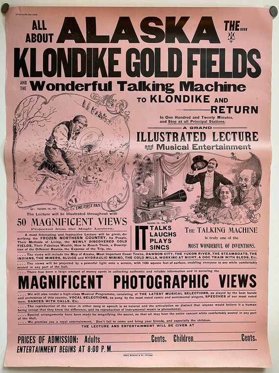 KLONDIKE GOLD RUSH All About Alaska the Klondike Gold Fields - Etsy