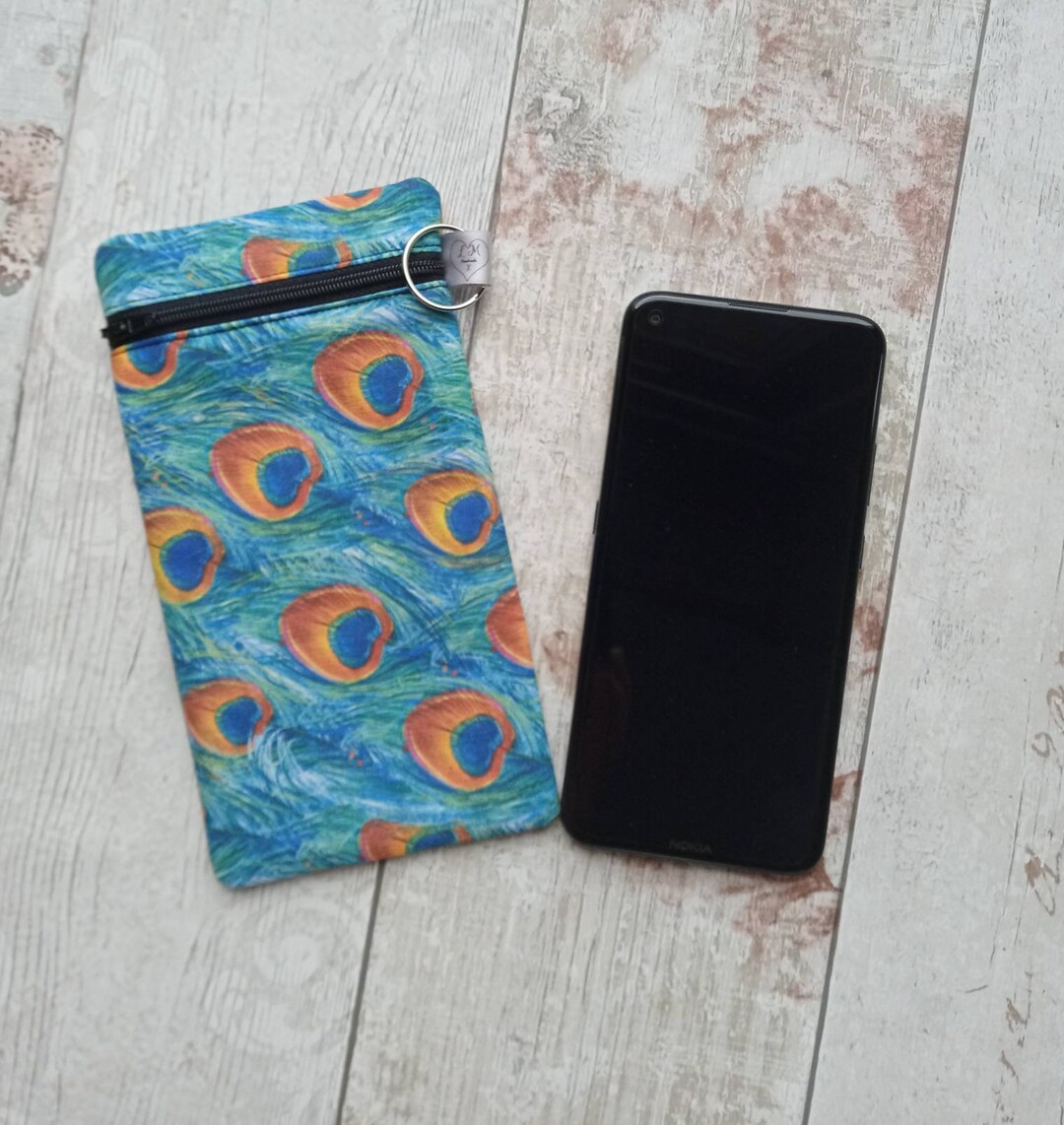 Peacock Mobile Phone Pouch, Phone Case, Holder, Screen Protection, Bag ...