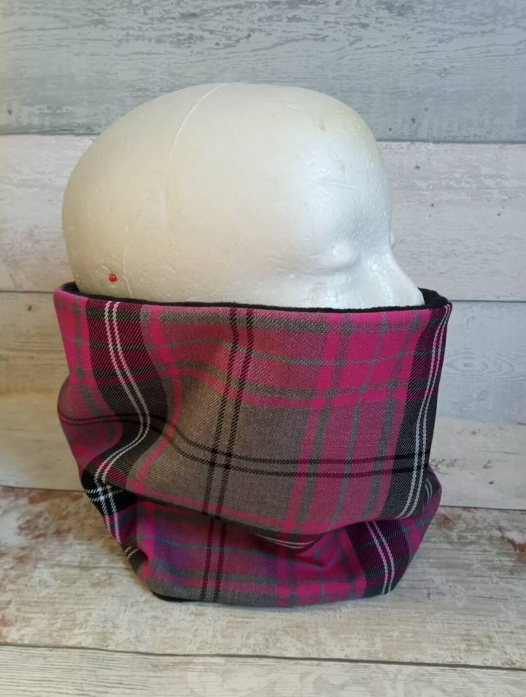Ladies Fleece Lined Tartan Effect Snood - Etsy UK