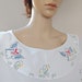 Reworked White Blouse, Upcycled Cotton Blouse - Etsy