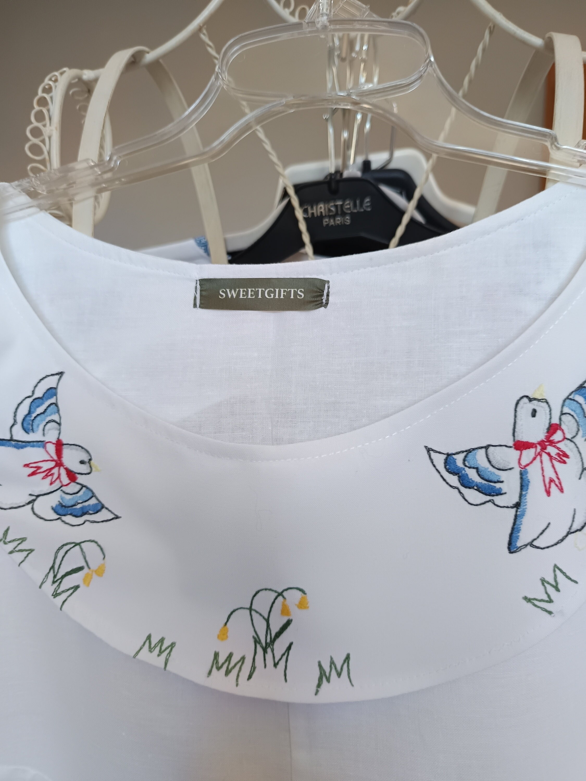 Reworked White Blouse, Upcycled Cotton Blouse - Etsy