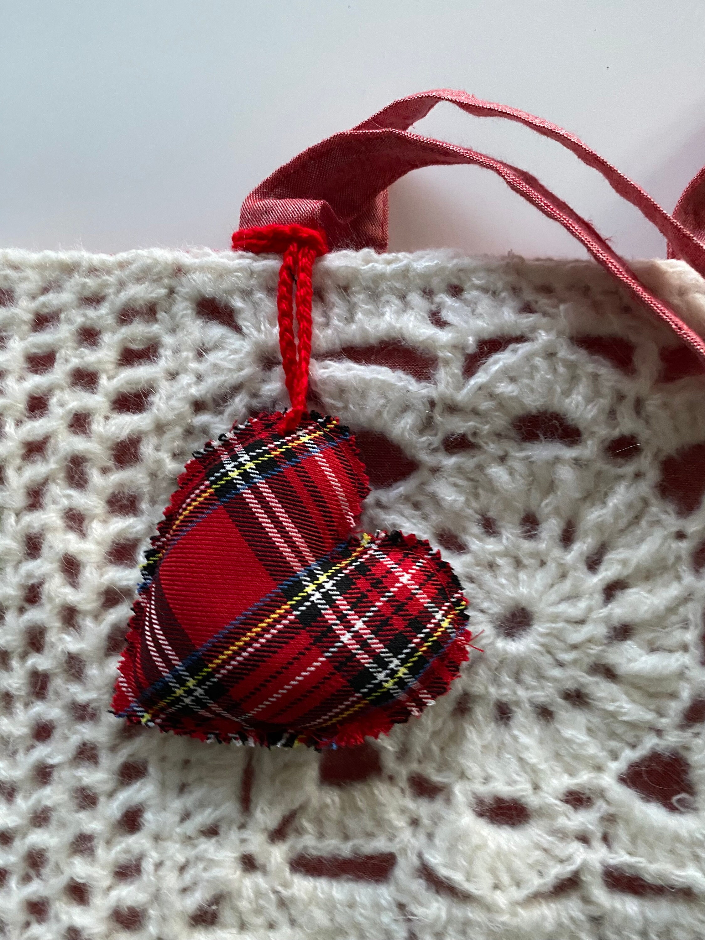 Hendmade Bag is Crocheted From Yarn, Lining is Made of Recycled Cotton ...