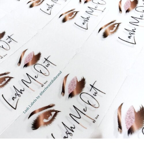Eyelash Labels Same-day Shipping Customized With Your Logo - Etsy