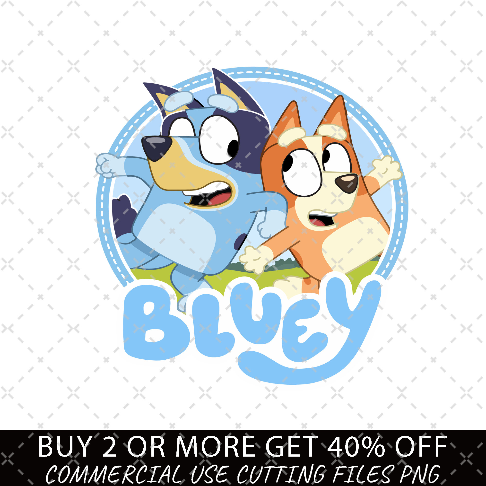 Bluey bingo Happy 2th Birthday png, Bluey cartoon png, logo file png ...