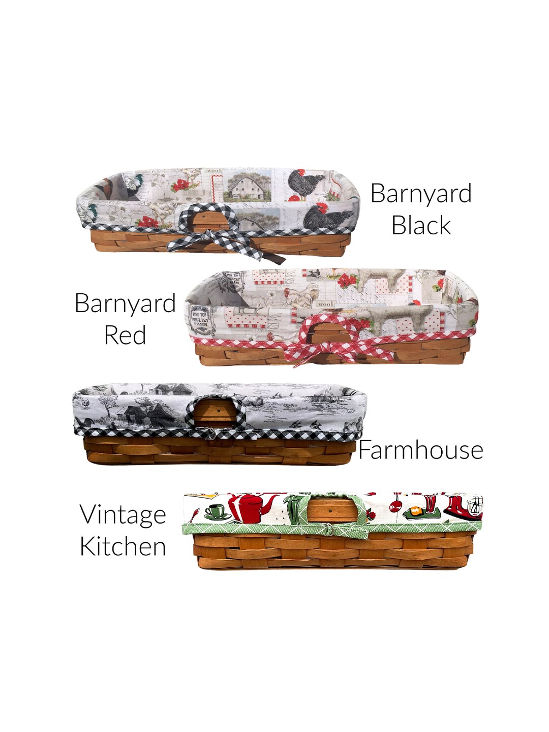 BREAD LINER Made for Your Longaberger Basket Barnyard, Farmhouse ...