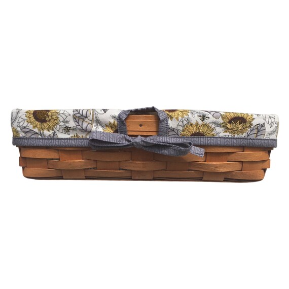 BREAD LINER Made for Your Longaberger Bread Basket Sunflowers - Etsy