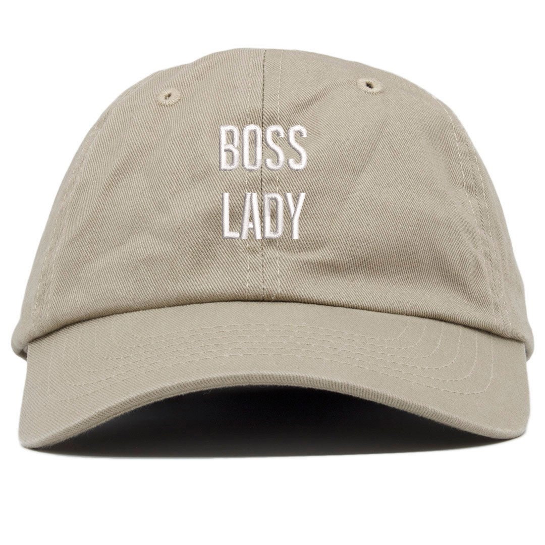 Boss Lady Text Embroidered Low Profile Soft Crown Unisex | Etsy