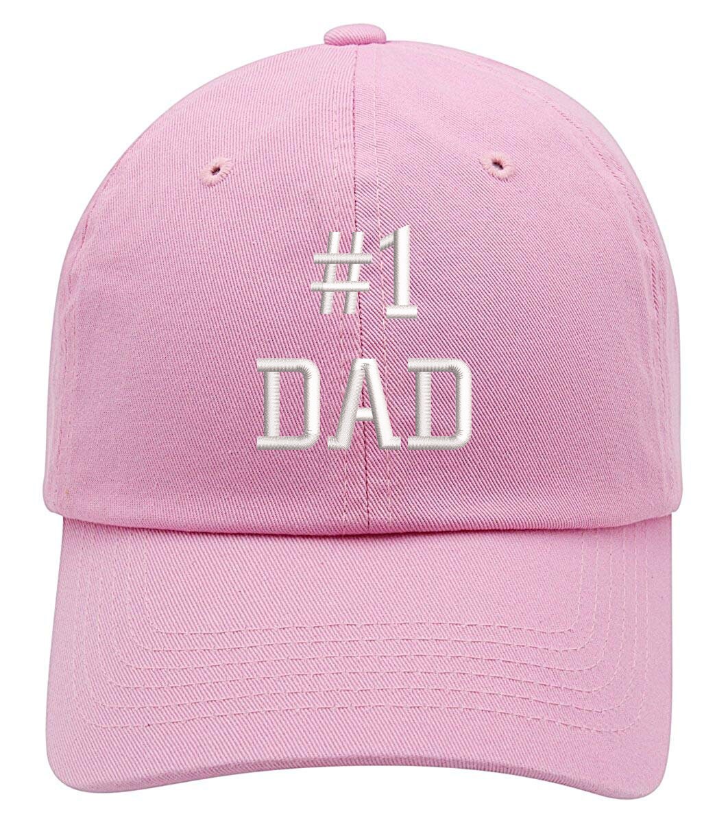 Number 1 Dad Embroidered Brushed Cotton Dad Hat Cap FREE | Etsy