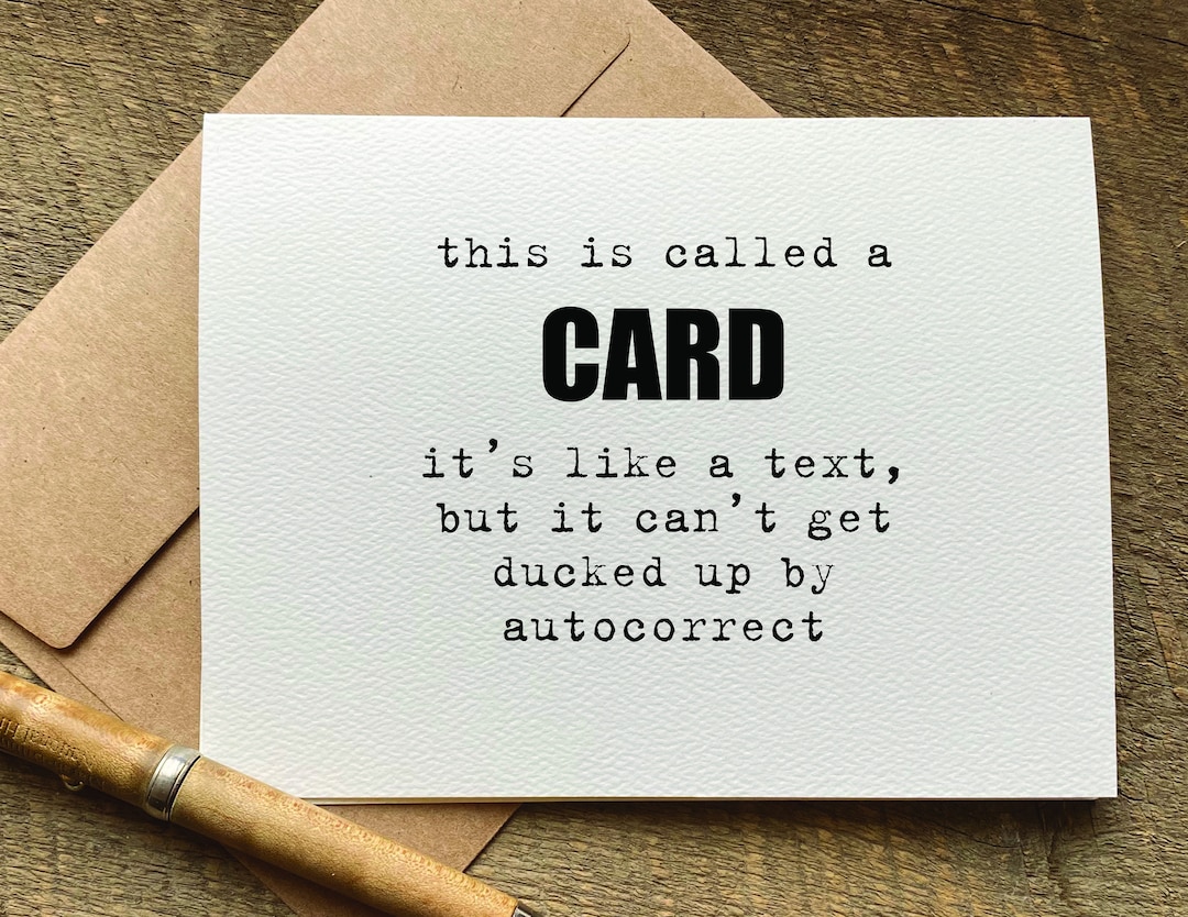 Funny Greeting Card / Funny Birthday Card for Him / This is Called a ...