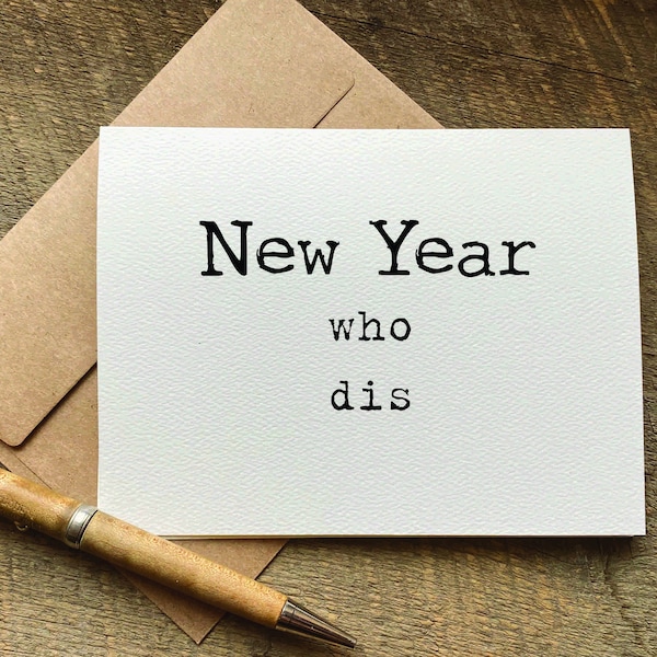 Funny New Years Card - Etsy