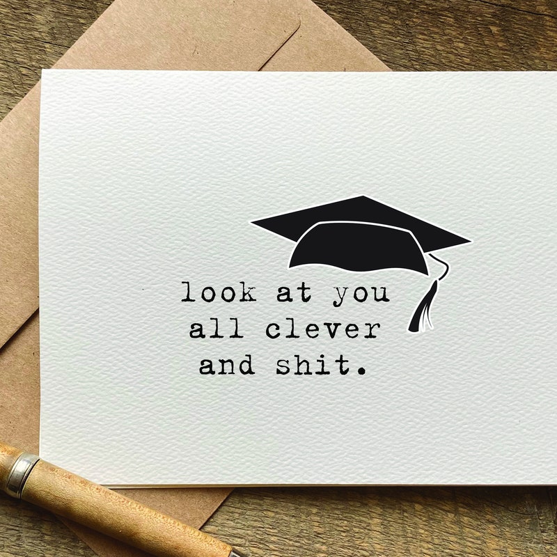 Funny Grad Card - Etsy