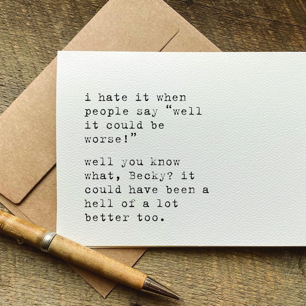 Funny Get Well Card - Etsy