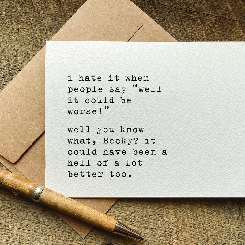 Funny Get Well Card - Etsy