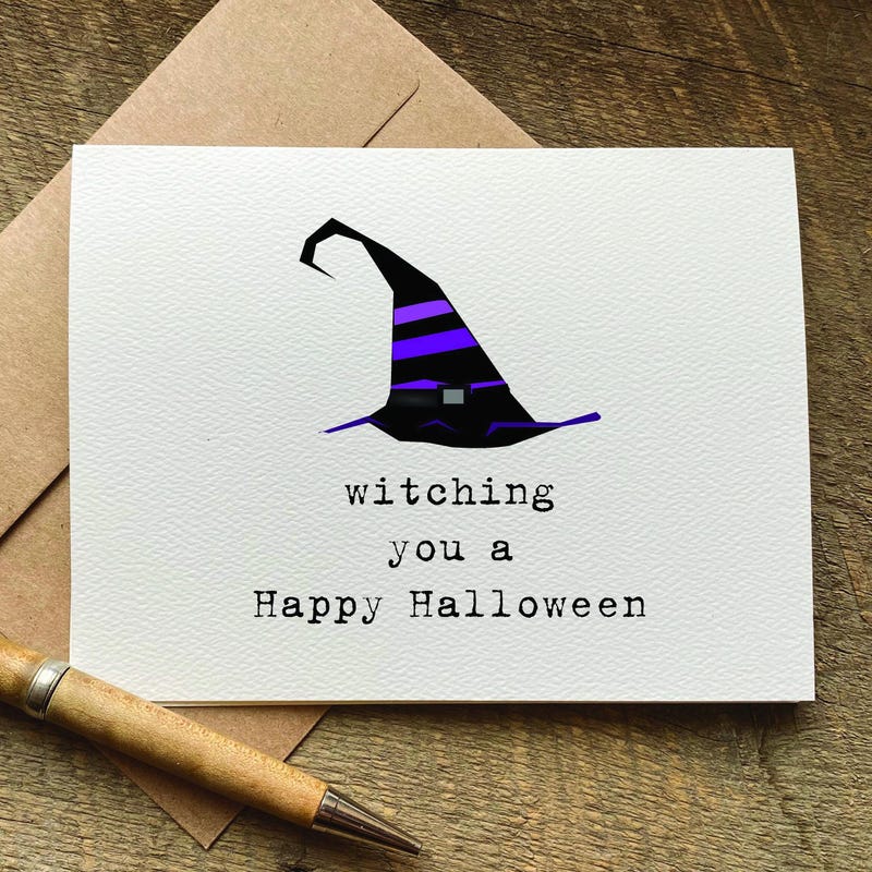 Happy Halloween Card - Etsy