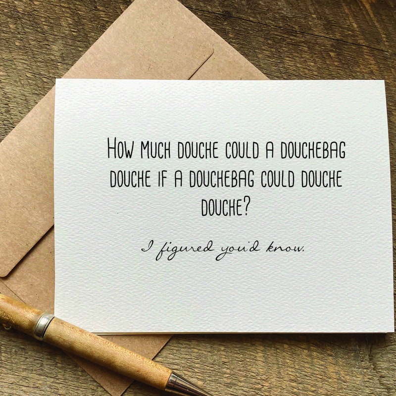 Douchebag Party - Etsy