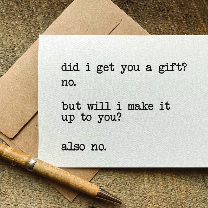 Snarky Guy Birthday Card - Etsy