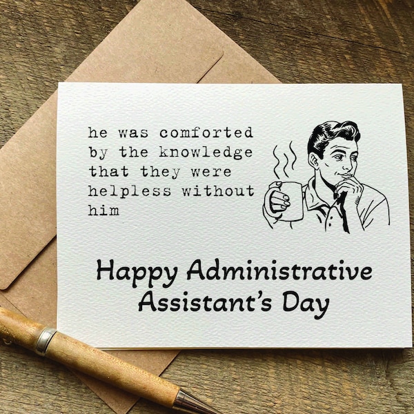 Administrative Professional Day Card - Etsy