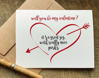 Happy Valentines Day Card Will You Be My Valentine - Etsy