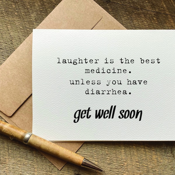 Humorous Get Well Cards - Etsy