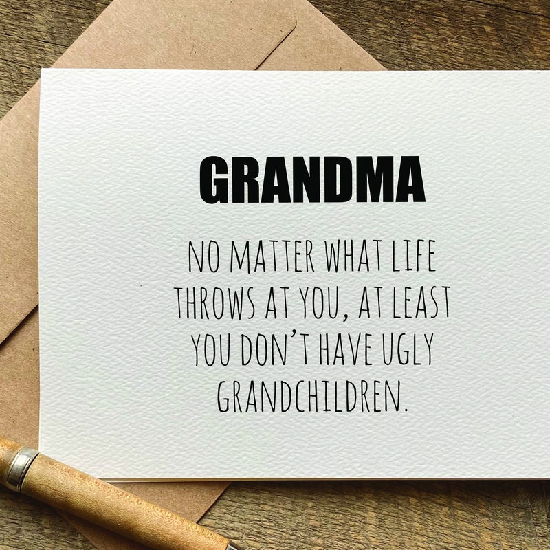 Card for Grandma - Etsy