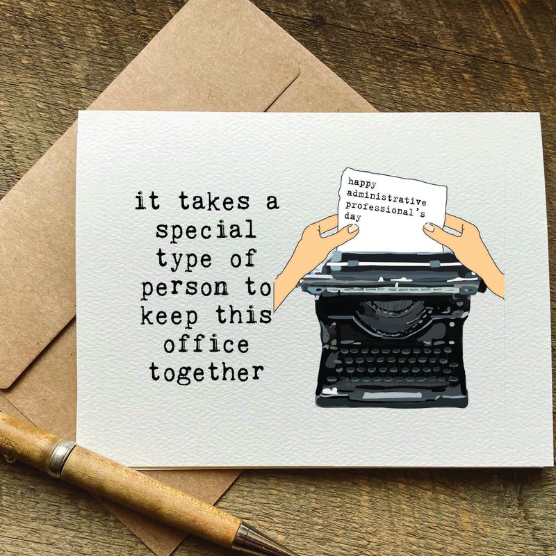 Administrative Professional Day Card - Etsy