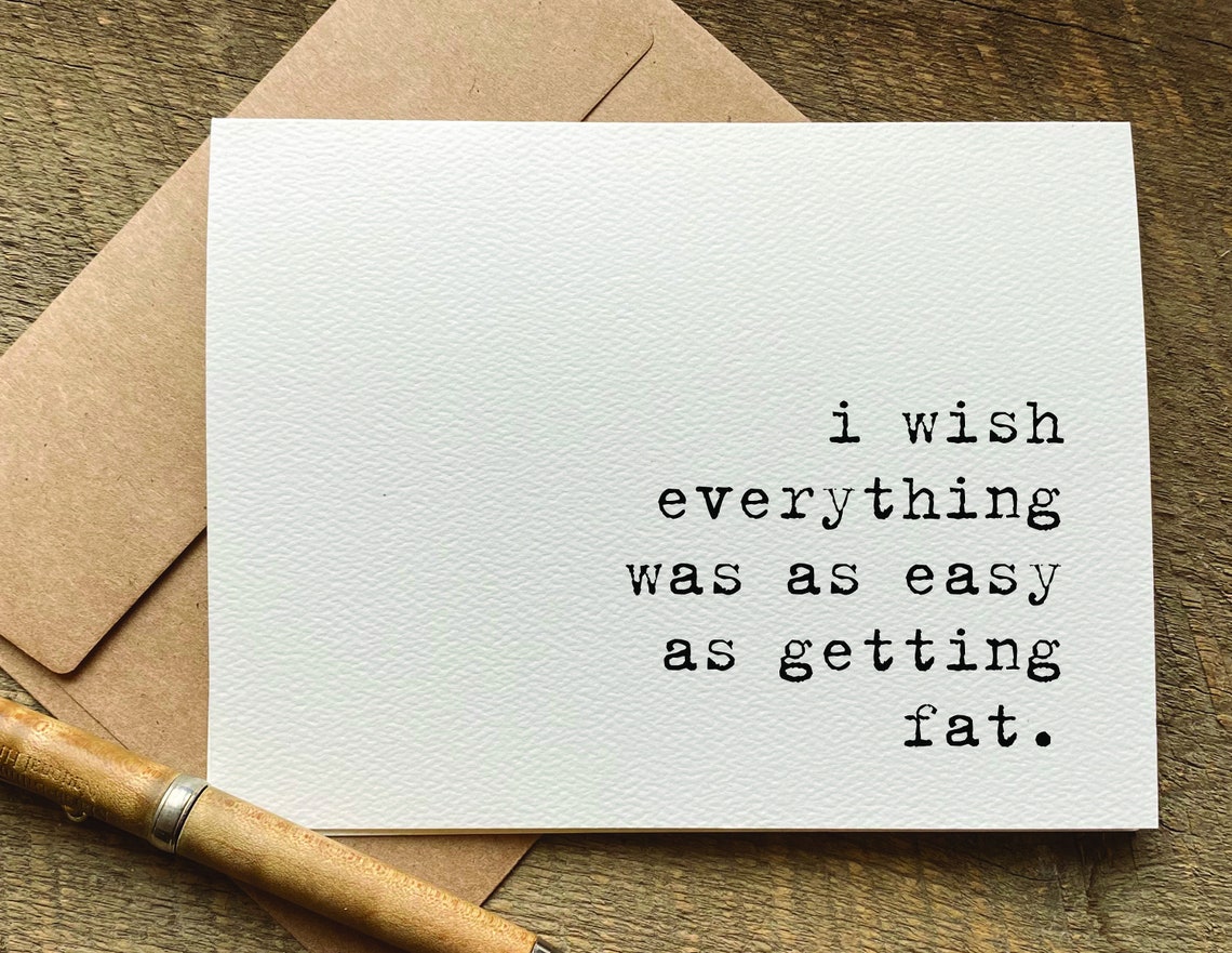 Quotes About Life / I Wish Everything Was as Easy as Getting - Etsy