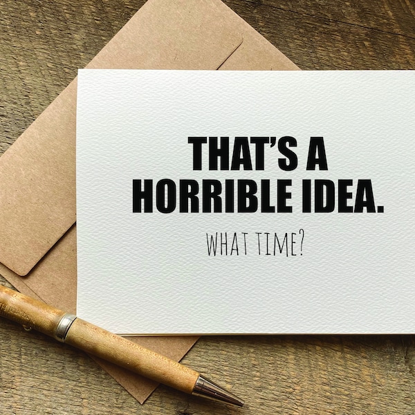 Horrible Birthday Cards - Etsy