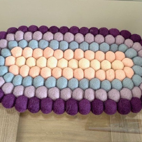 Felt Ball Trivet - Etsy