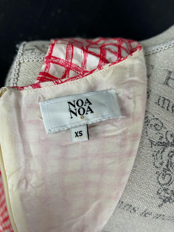 Noa Noa red squares squared pencil drawing minimalism… - Gem